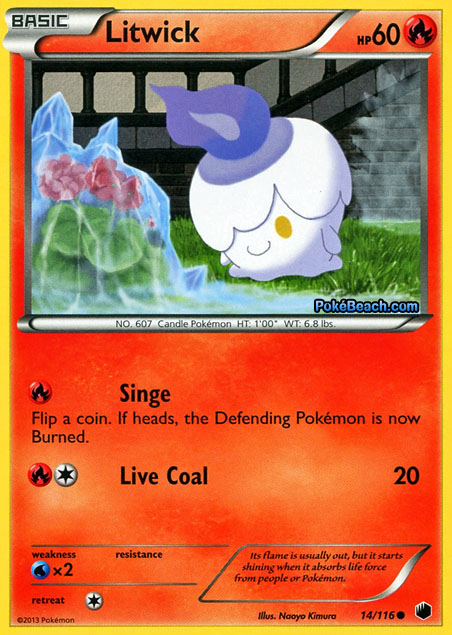 Litwick -- Plasma Freeze Pokemon Card Review | PrimetimePokemon's Blog