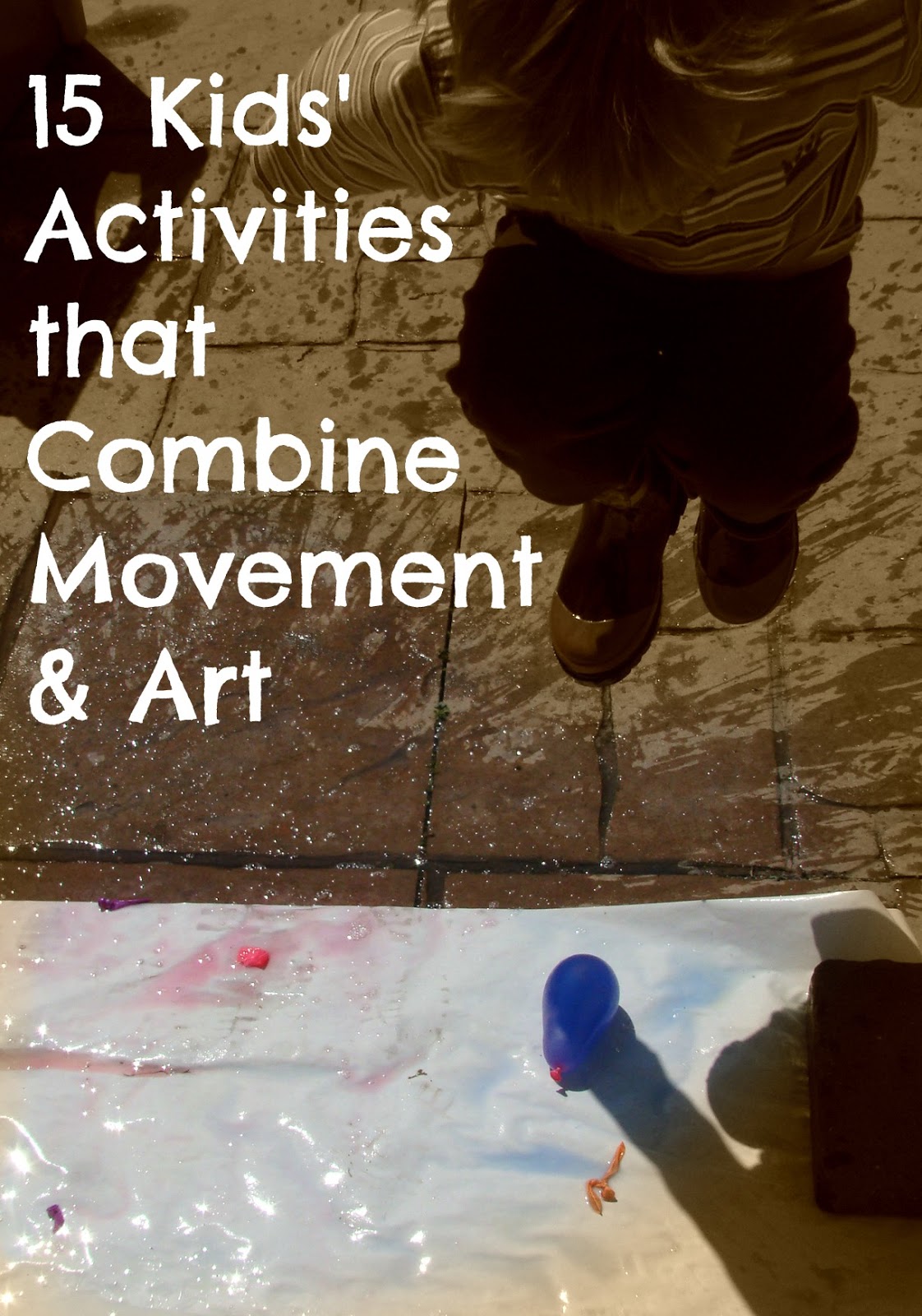 15 Ways to Combine Art & Movement: The Kid's Co-op ~ Reading Confetti