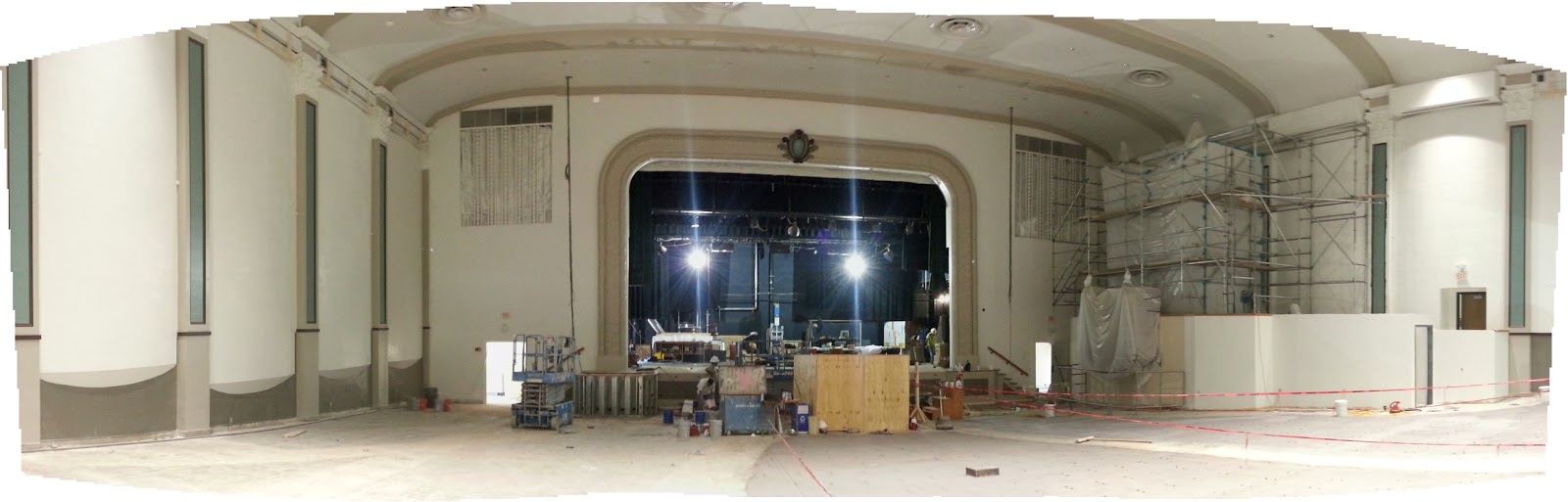 The UNT Main Auditorium : The Auditorium: Under Construction