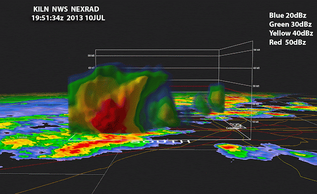 Steve Horstmeyer's - Inside The Forecast: Microburst near Hilliard, OH ...