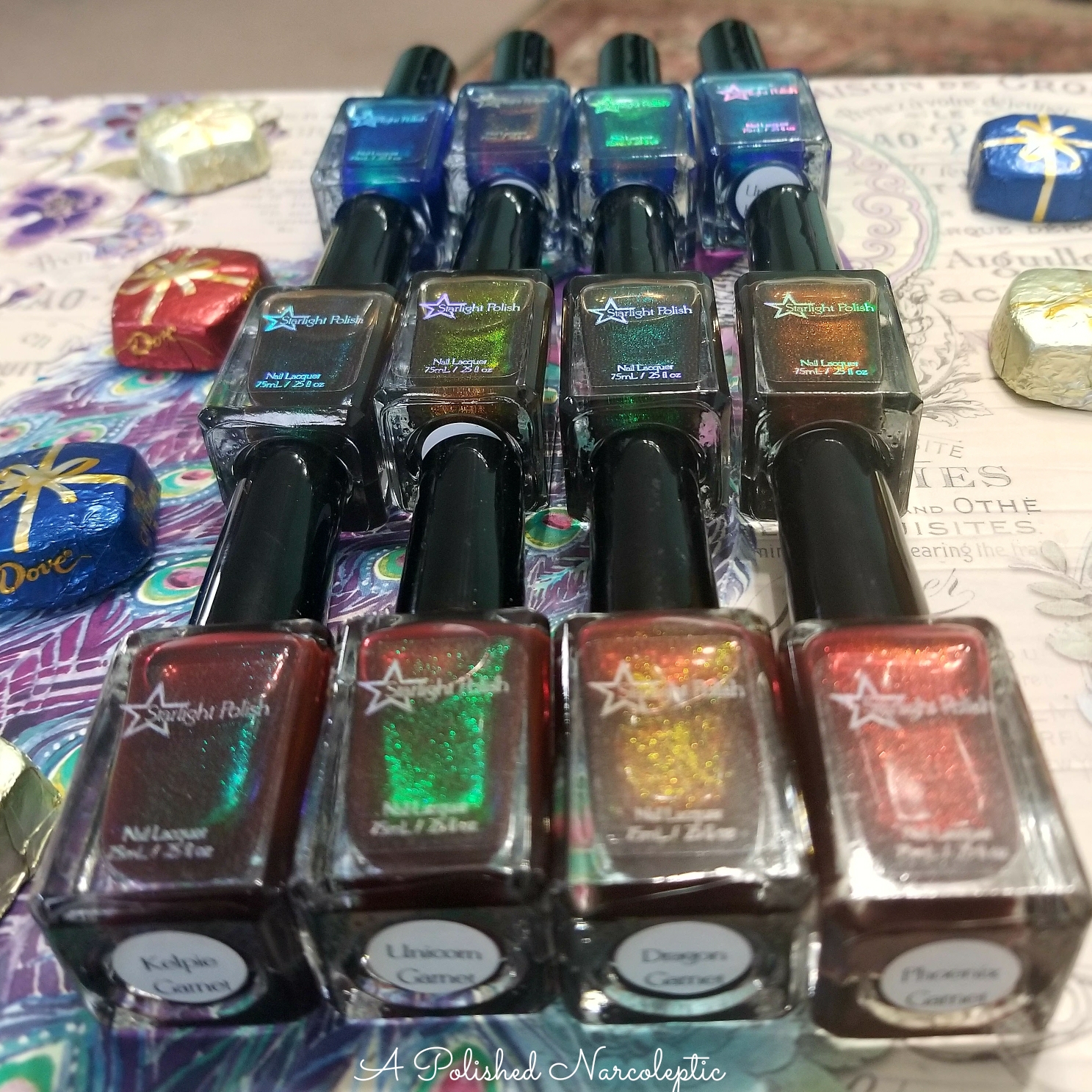 Starlight Polish "Mythological Gems" Part 1 Dravite, Kyanite, and ...