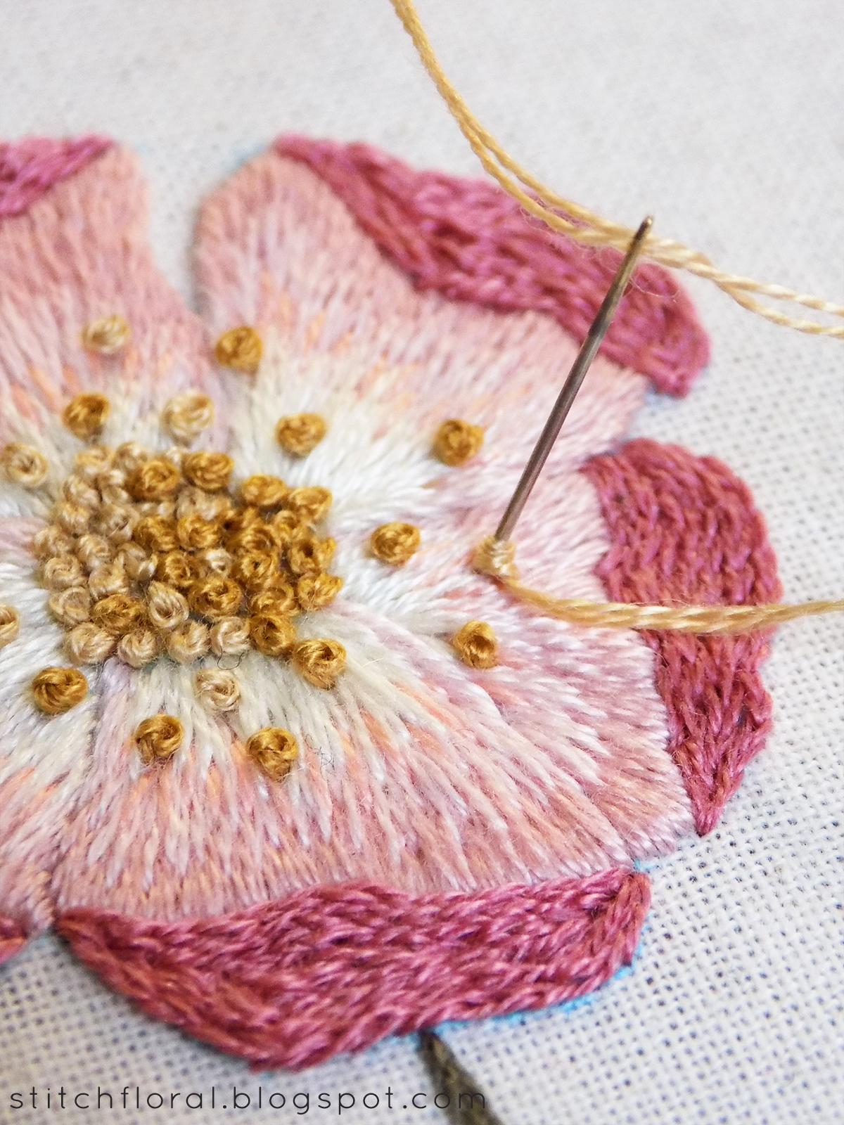 Cecelia Rose Stitch Along: Part 3, Final - Stitch Floral