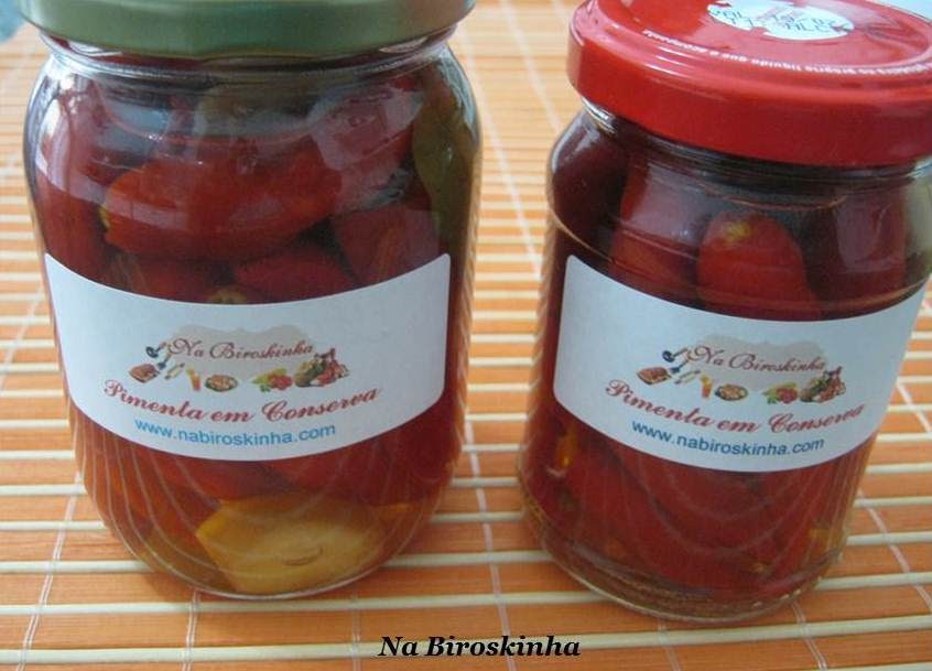 Conserva de Pimenta - Na Biroskinha