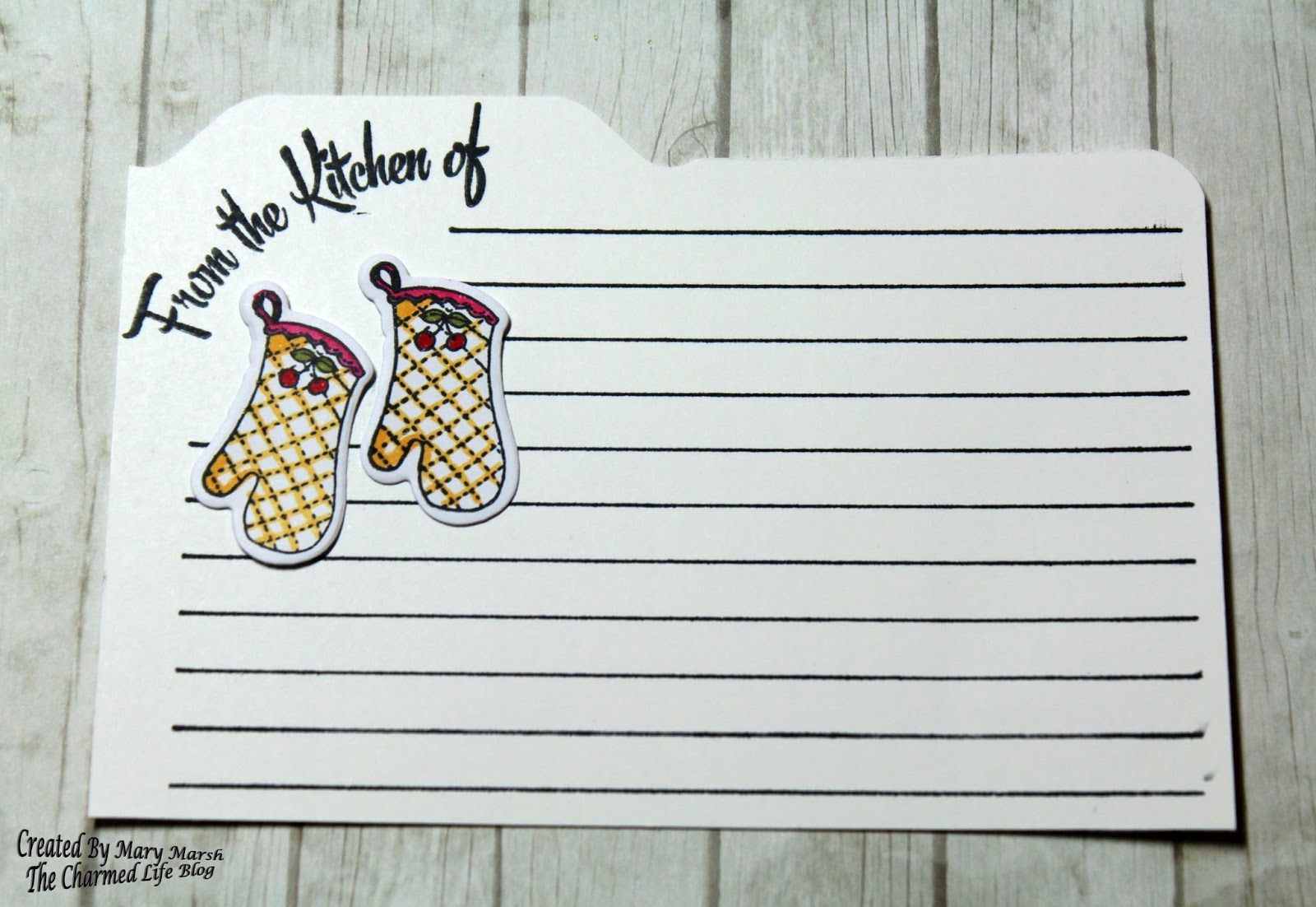 CottageCutz: Baking In the Kitchen Recipe Cards + Tutorial