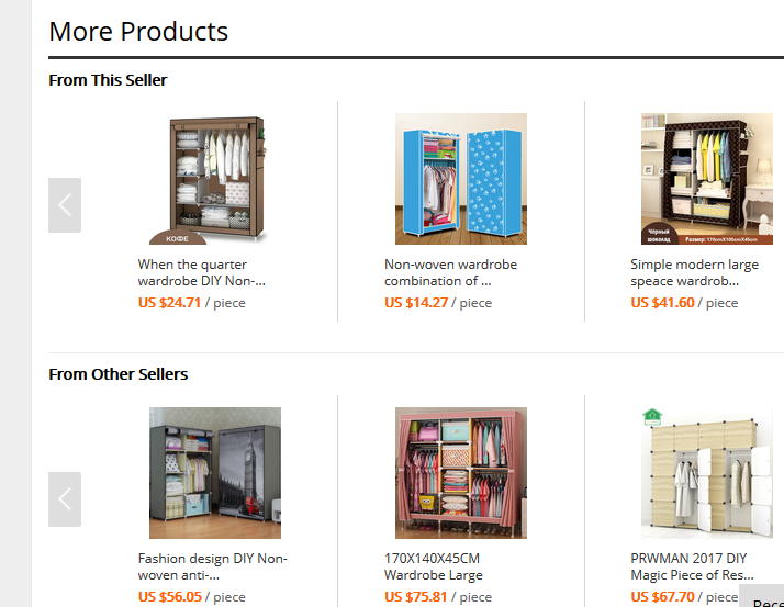 Modern Simple Wardrobe Household Fabric Folding Cloth Ward Storage ...