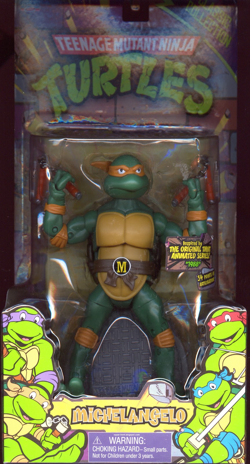 squer's TMNT Collection: 2012 ALL 4 TMNT CLASSIC COLLECTION FIGURES
