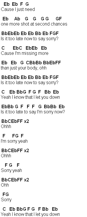 Flute Sheet Music: Sorry