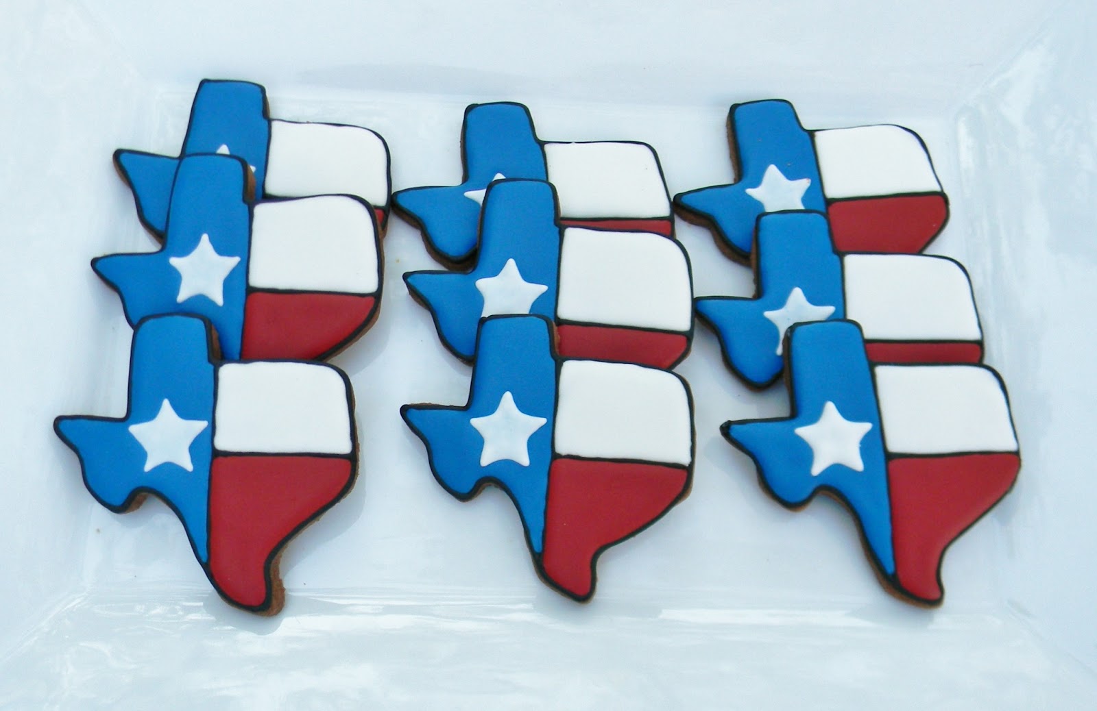 Sweet Melissa's Cookies: Texas Theme Cookies