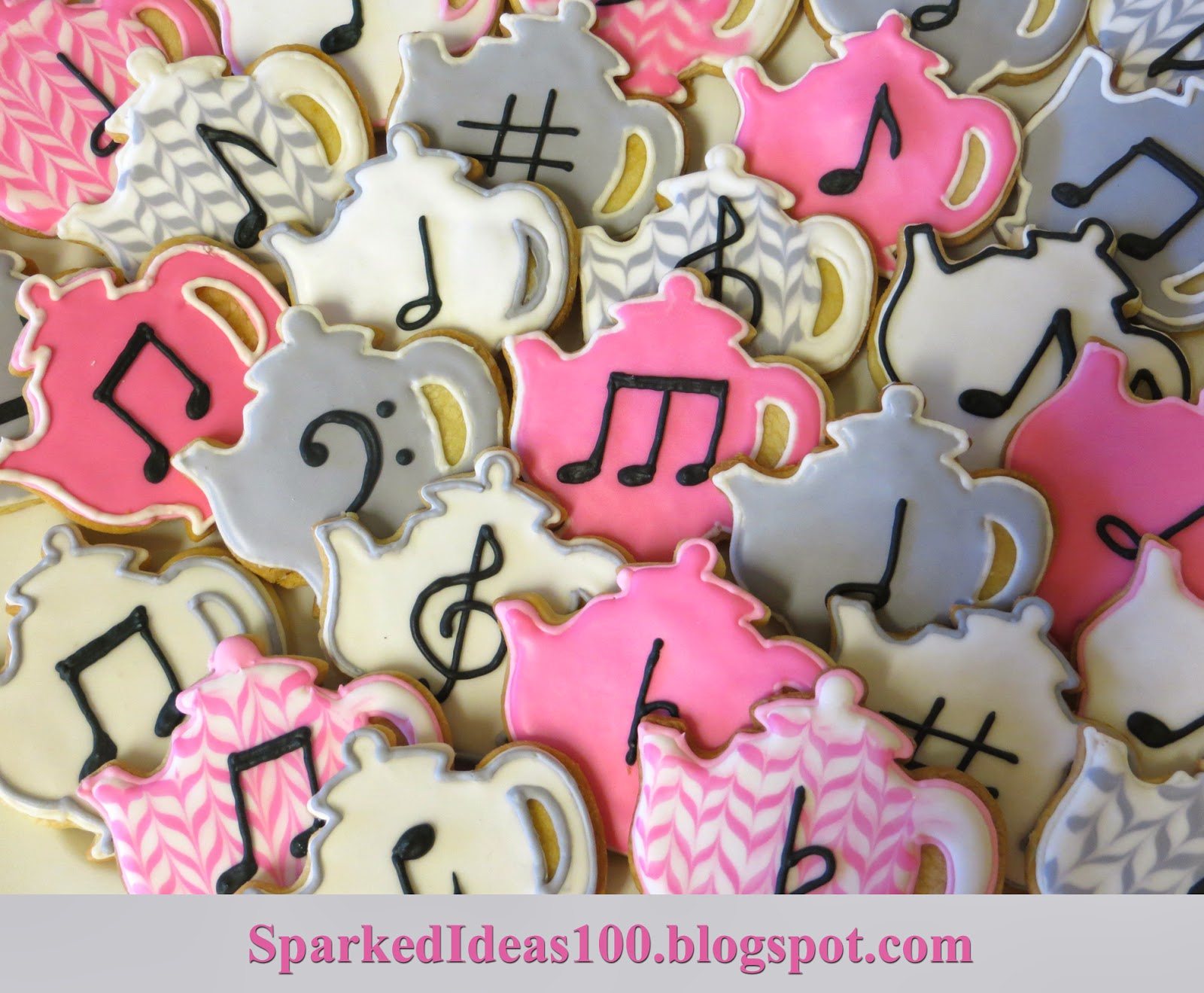 Sparked Ideas: Teapot Cookies for a Piano Recital