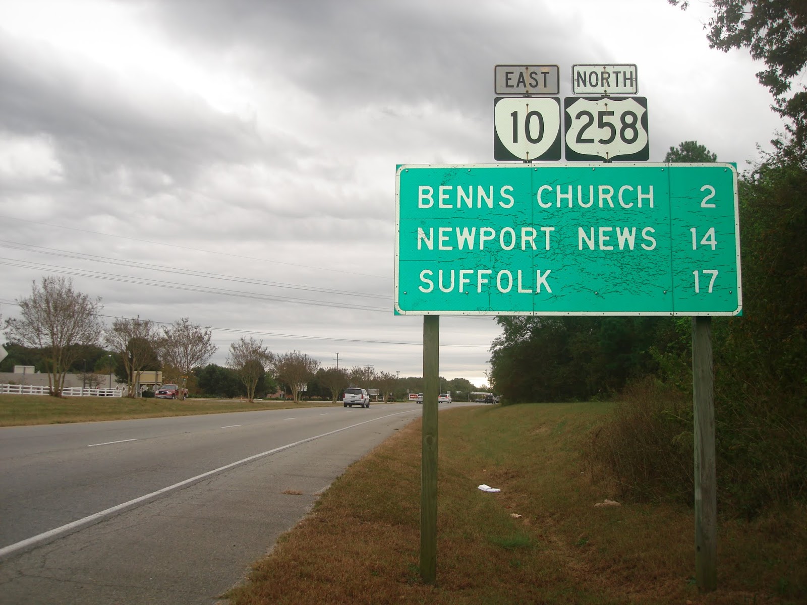 Luke's Signs: Route 10/Route 258 - Isle of Wight County, VA (Smithfield ...