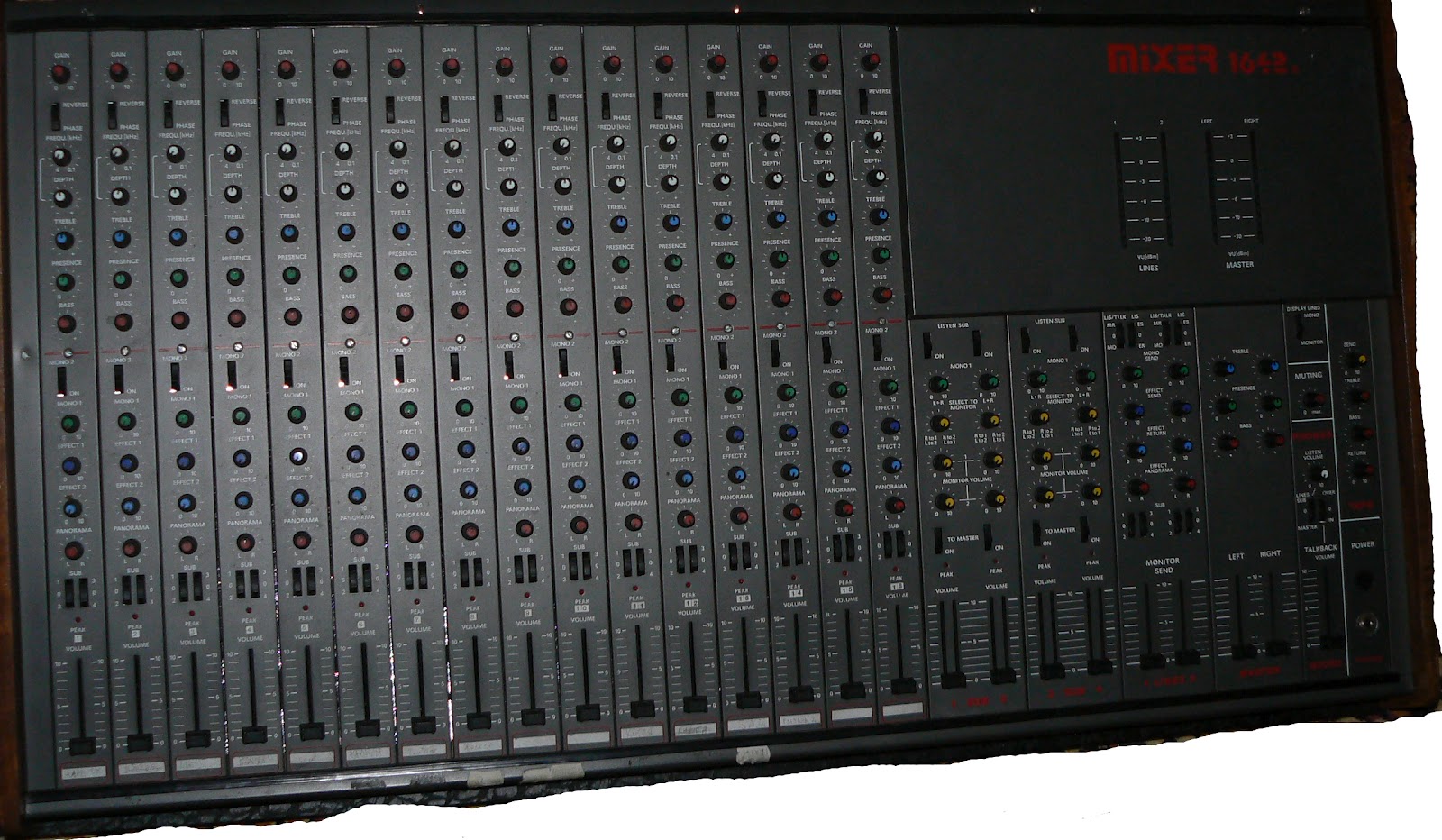 Infrequent Sound [sex.tex] technology: Vermona Mixer 1642