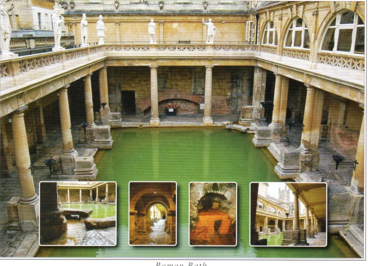 Postcards Around the World: City of Bath, England - United Kingdom ...