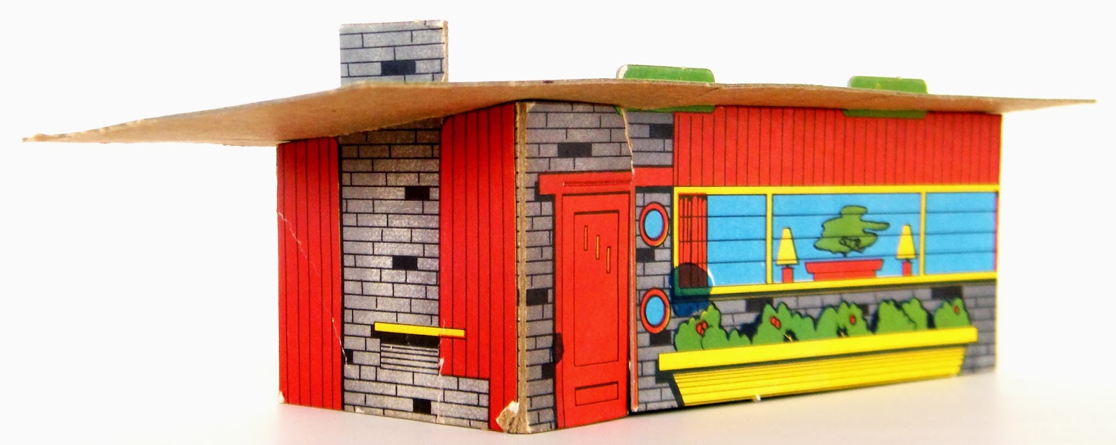 Toys and Stuff: Jaymar #255 39 PC Railroad and Village Construction Set ...