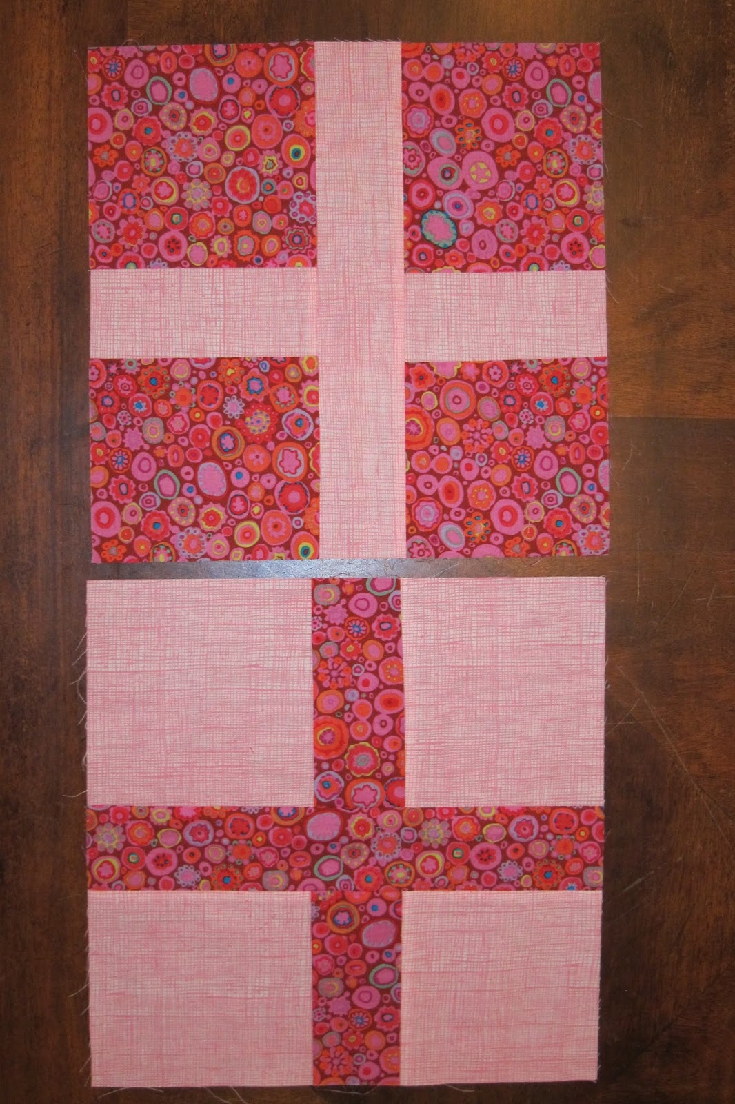 International Stashes: Cross Quilt Block