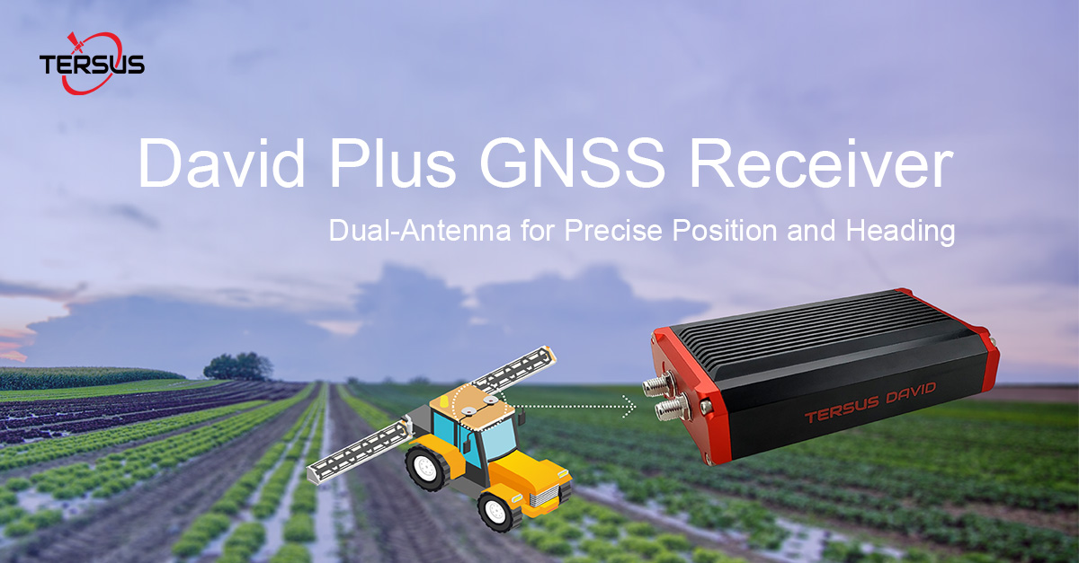 Tersus Launches David Plus, a Dual-antenna GNSS Receiver with Heading