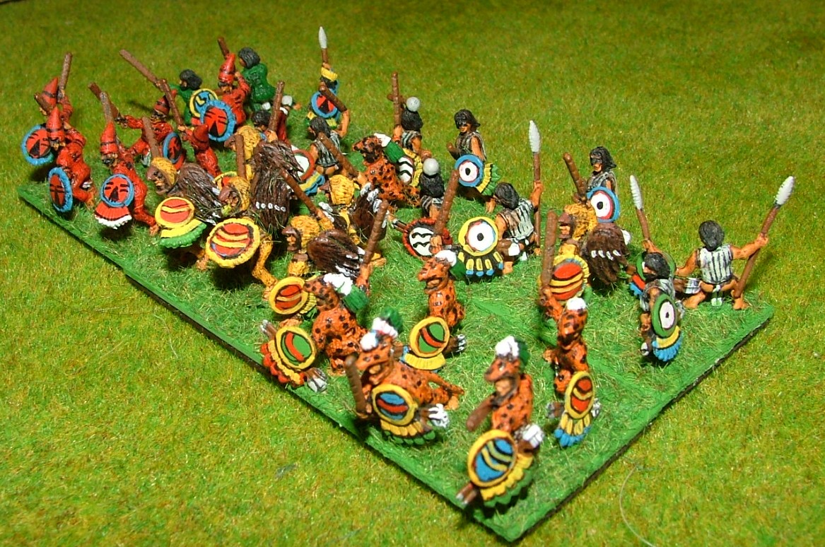 MrF's (plus Jack, Amy & Jennys!!) Gaming: DBA 15-19K Aztecs vs Spanish ...