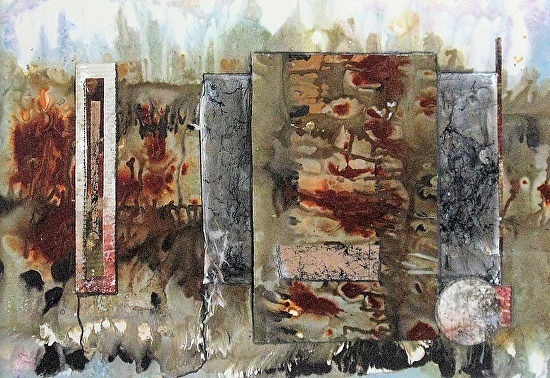 Daily Painters Abstract Gallery: Mixed Media Abstract Art Painting ...