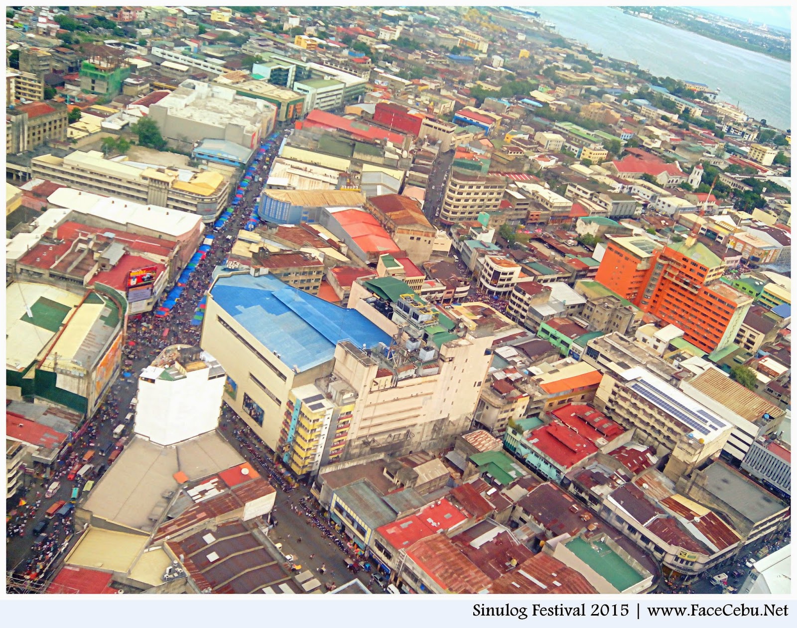 Cebu Aerial View During Sinulog Festival 2015 - FaceCebu | Cebu ...