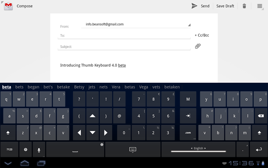 Thumb Keyboard 4.0 Beta is Out!, An Enhanced On Screen Keyboard App for ...