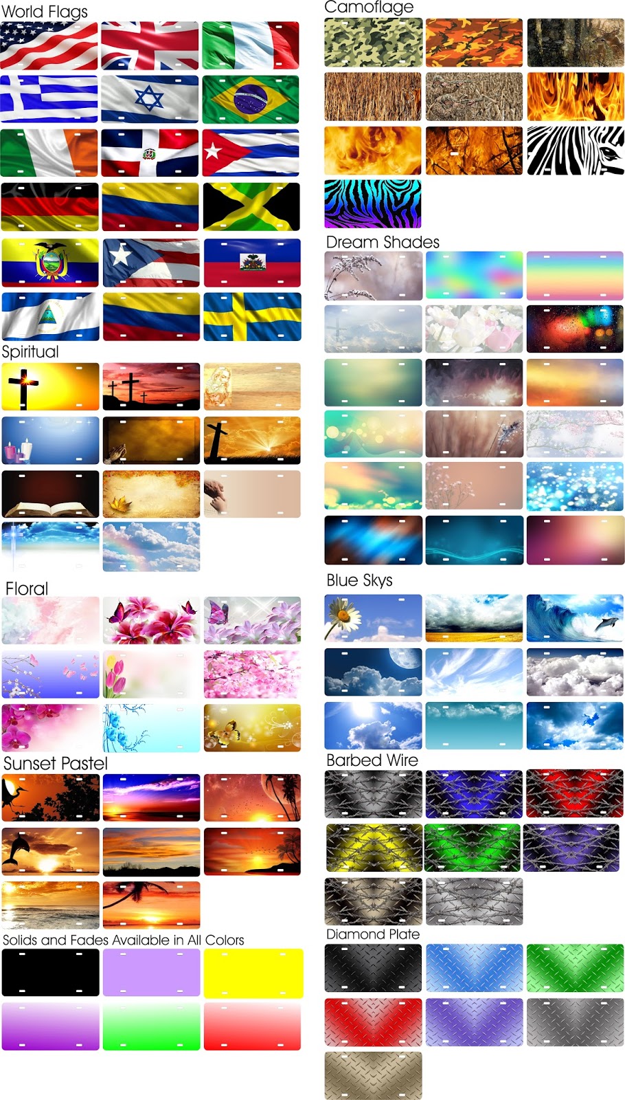 Cool Mirror: Custom Photo License Plate Backgrounds