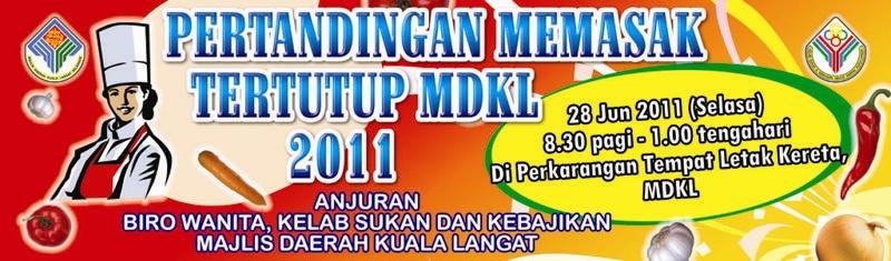 GALERI CIKGU NORLIZA..: Pertandingan Memasak Tertutup Majlis Daerah ...