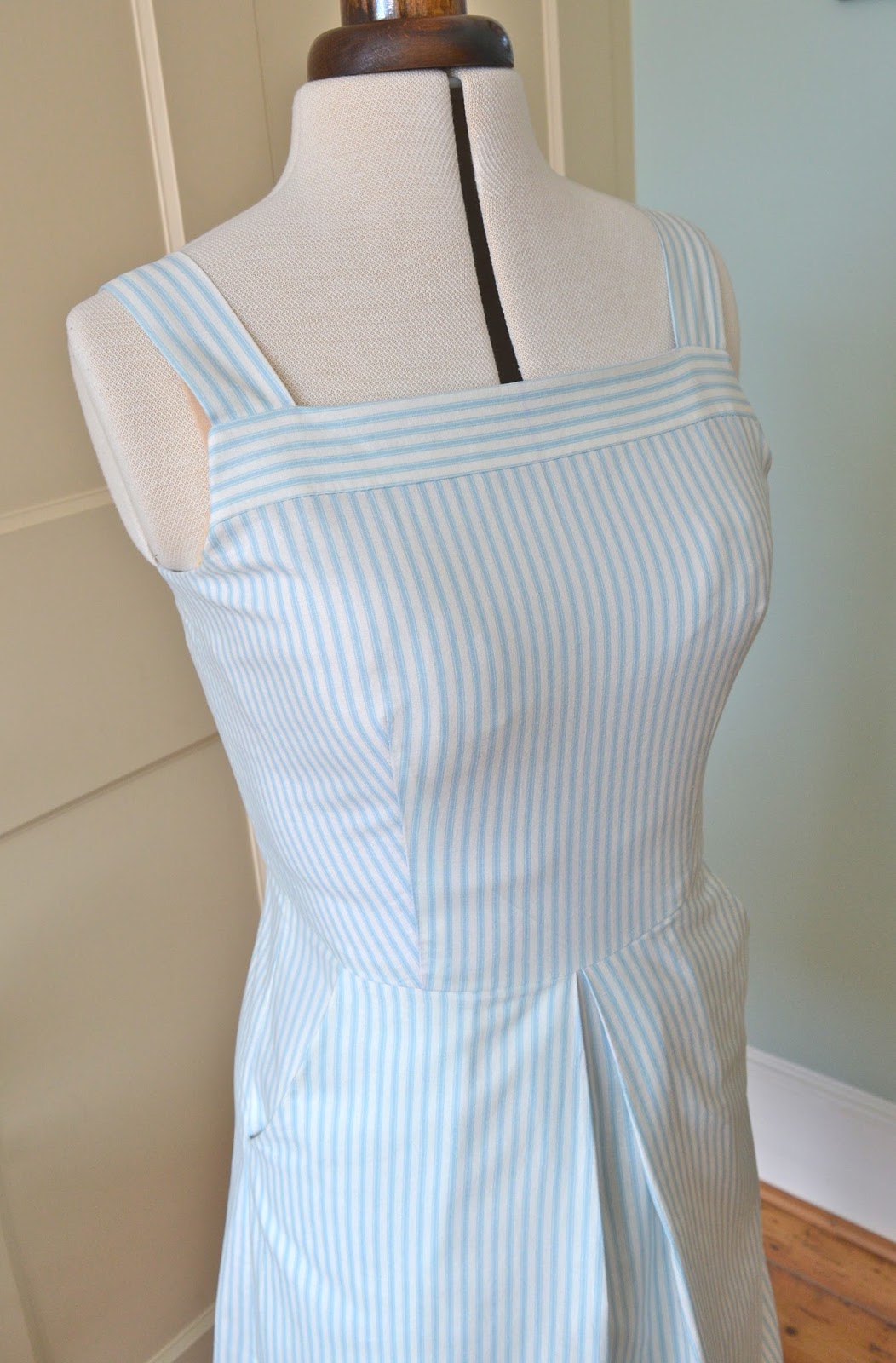 Handmade Jane: New Look 6446 - Ticking Sundress