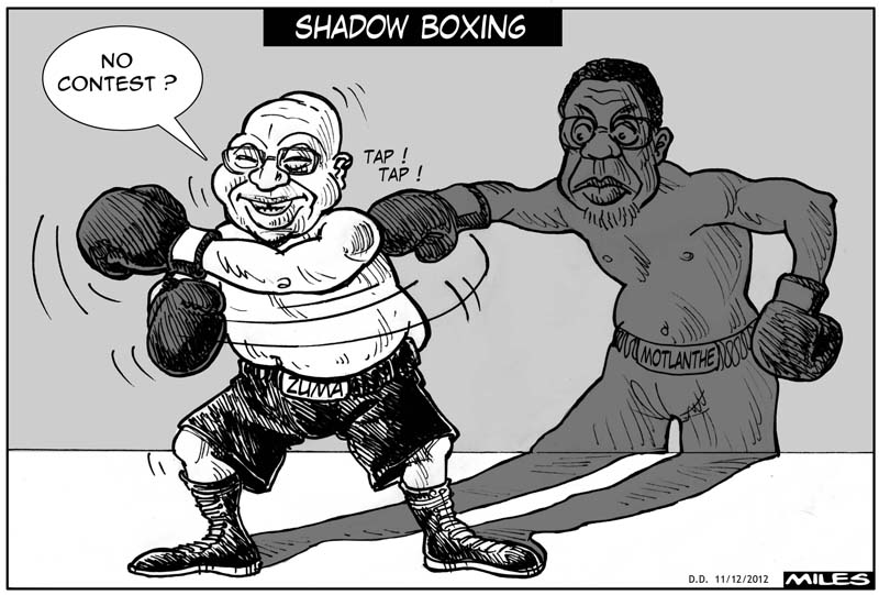 Cartoons by Miles: shadow boxing