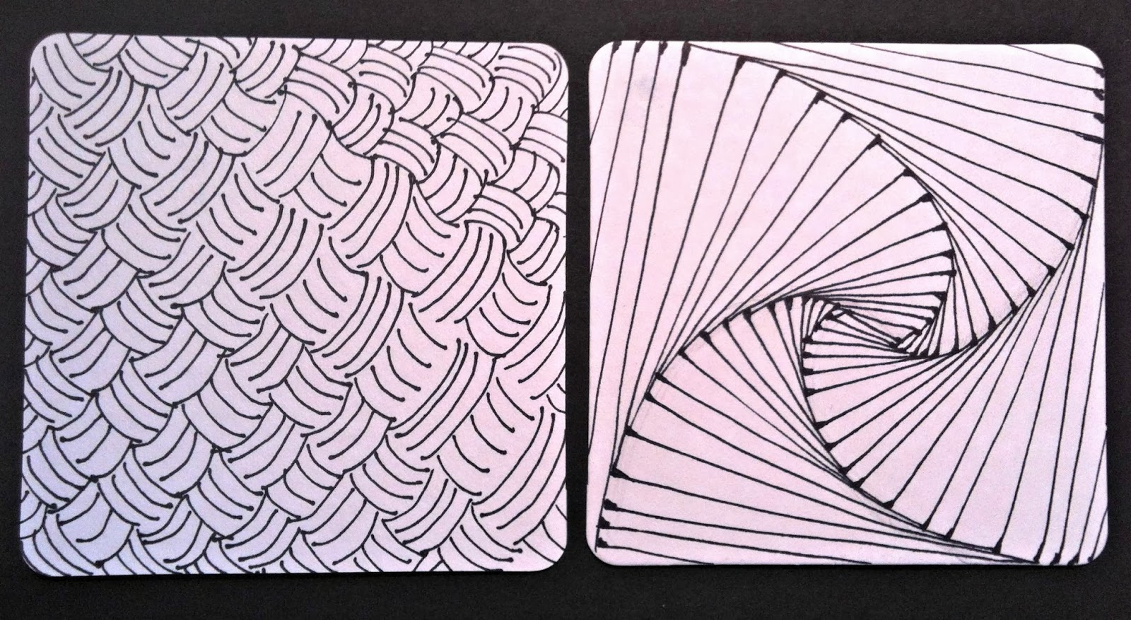 JJ Creations Studio: Zentangle Coasters