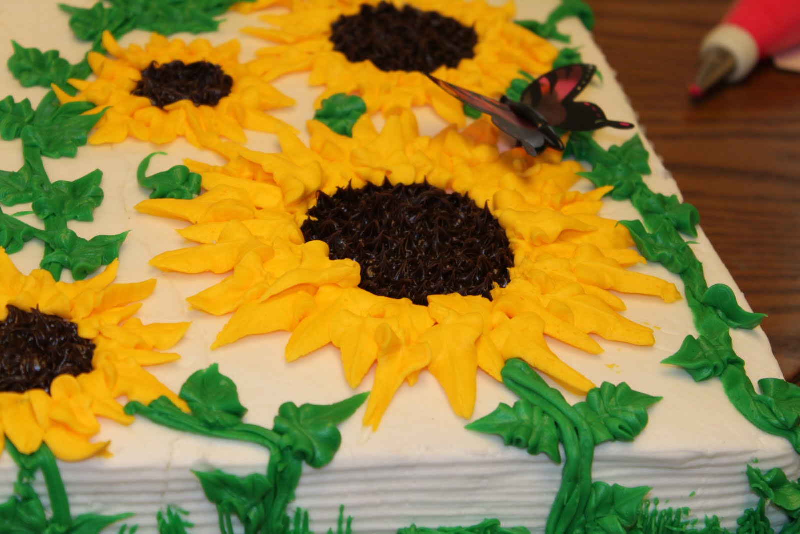 Vanessa's Cake Designs: Sunflower Cake