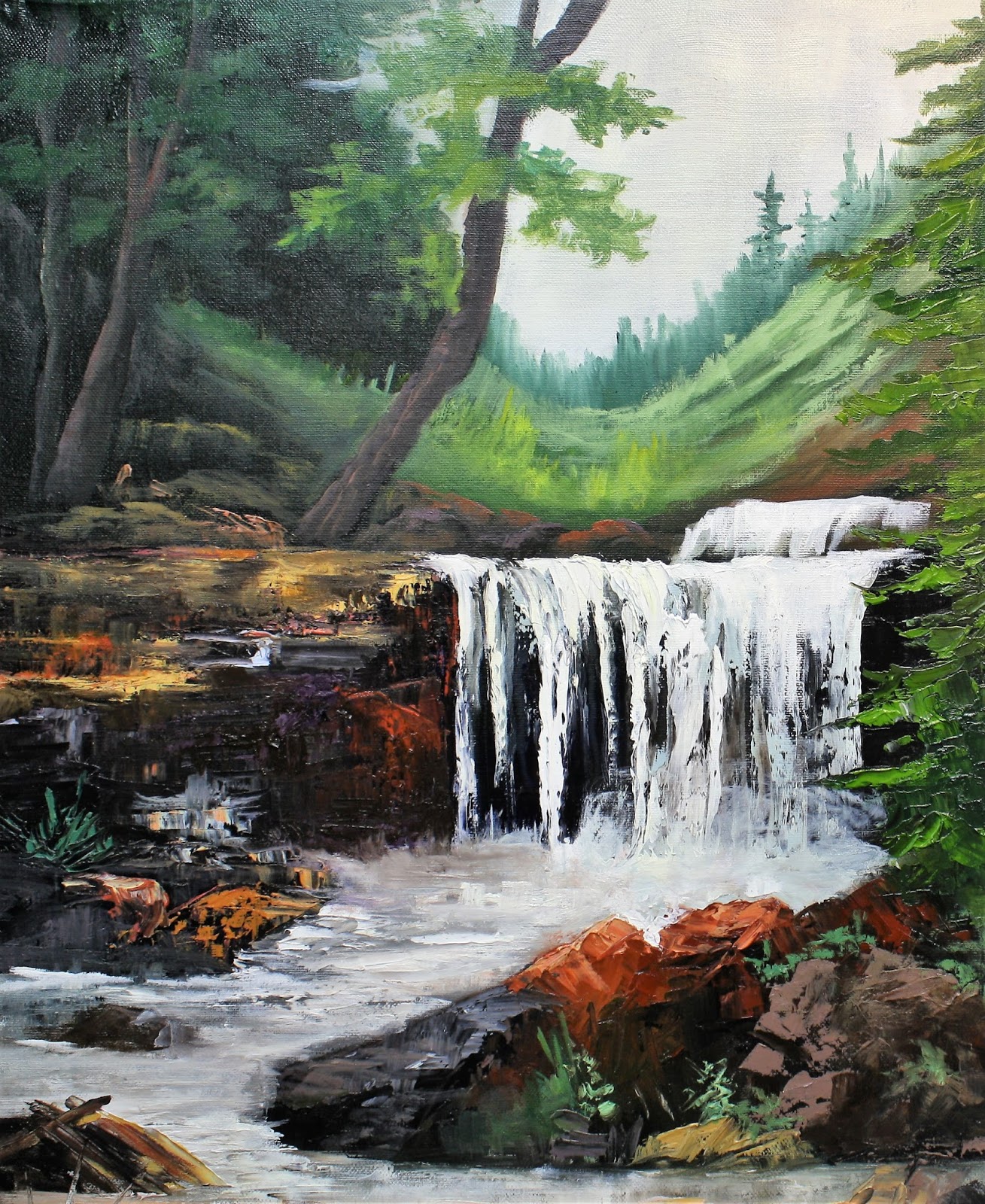 Where ART Lives Gallery Artists Group Blog: Ouray Waterfall Colorado ...