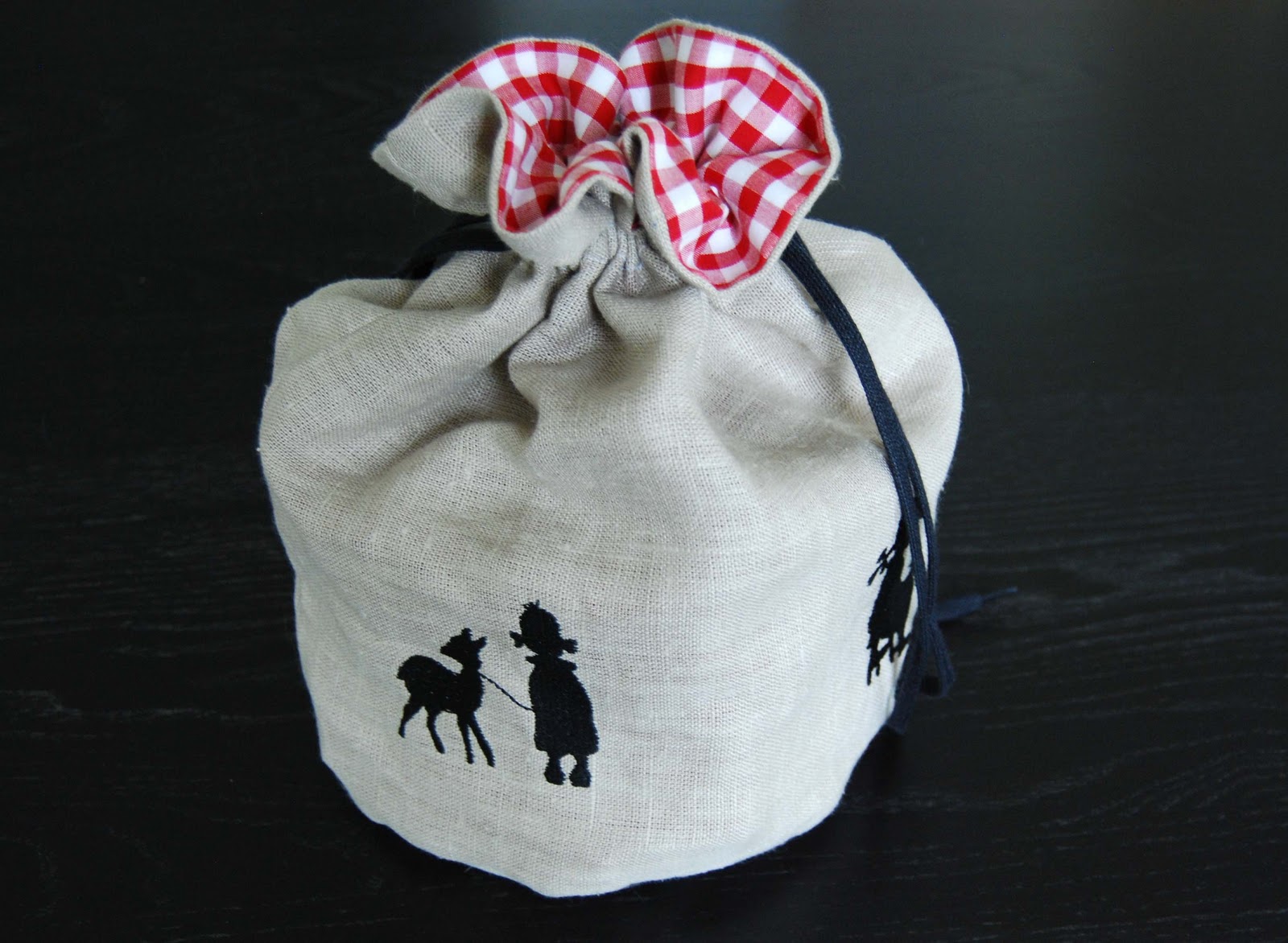 Taburettli: Runder Beutel für...?