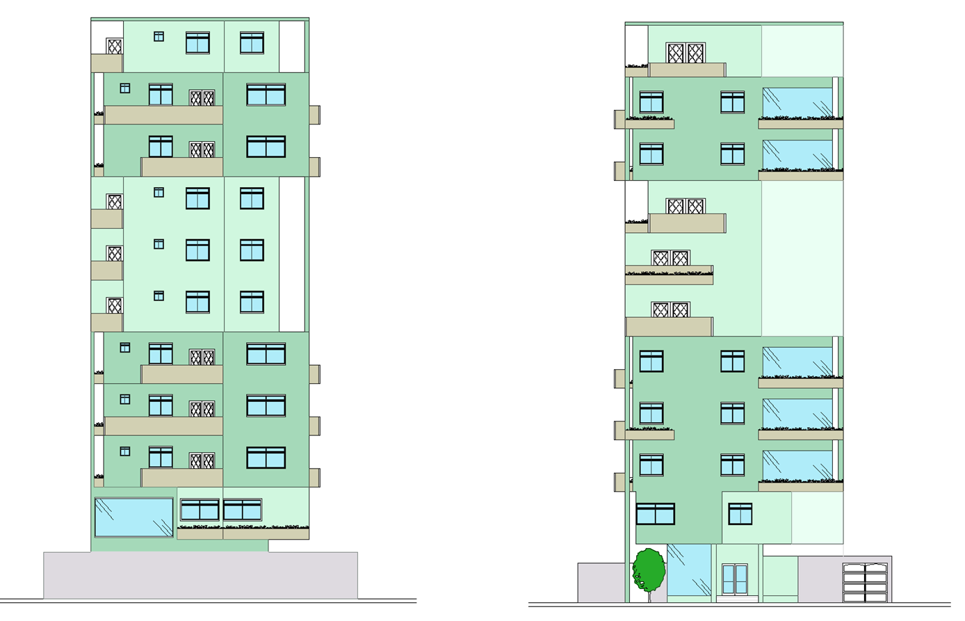 LCB_Arquitectura: Diseño de Vivienda Multifamiliar / Apartment Building ...