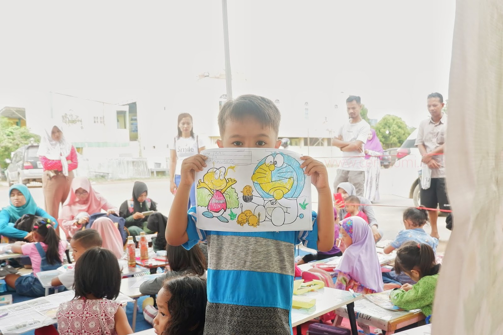 Sketsa Gambar Mewarnai Si Domar