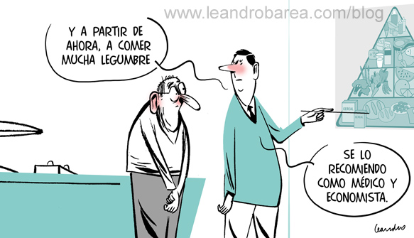 Viñetas sanitarias de Leandro Barea