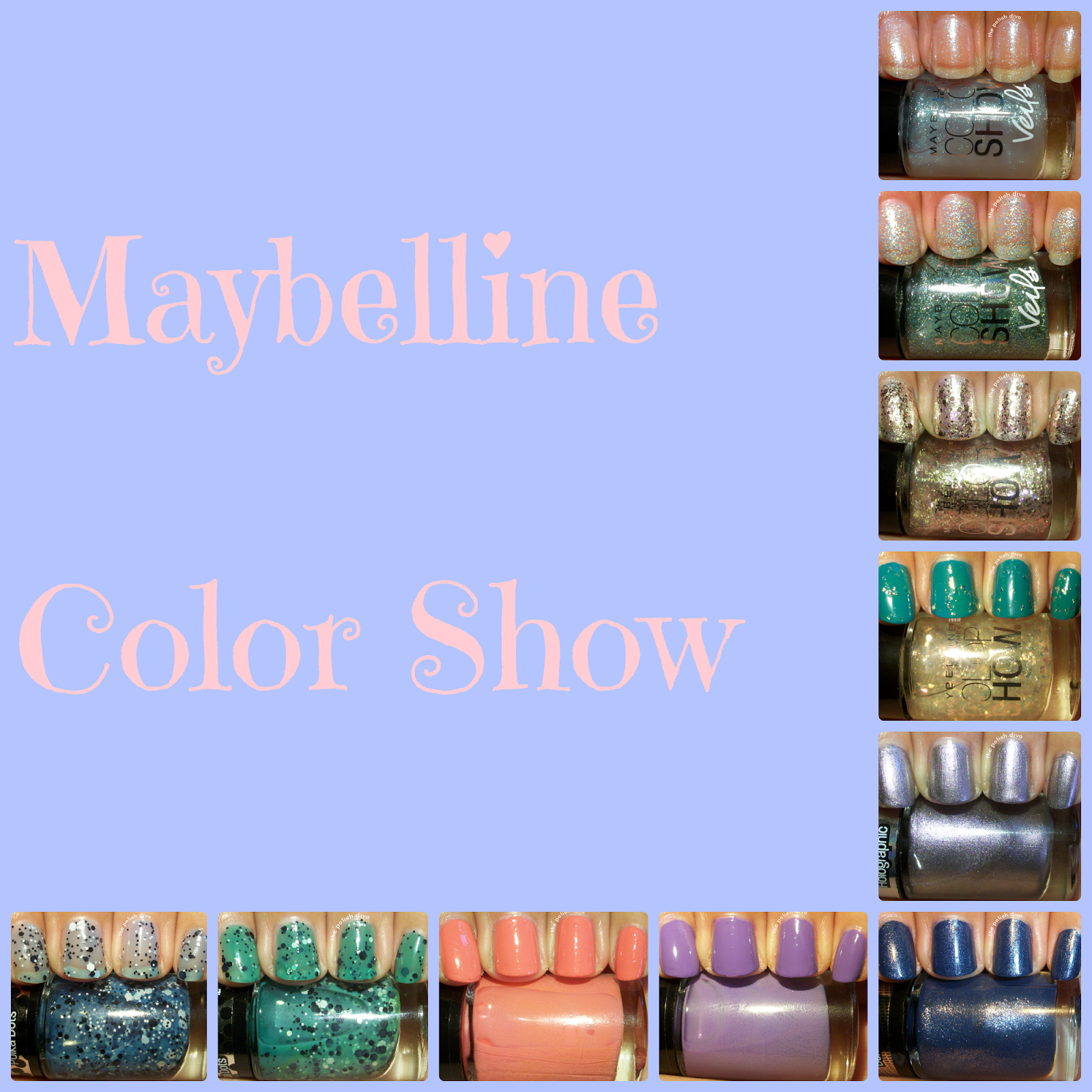 The Polish Diva: Maybelline Color Show Swatches and Review
