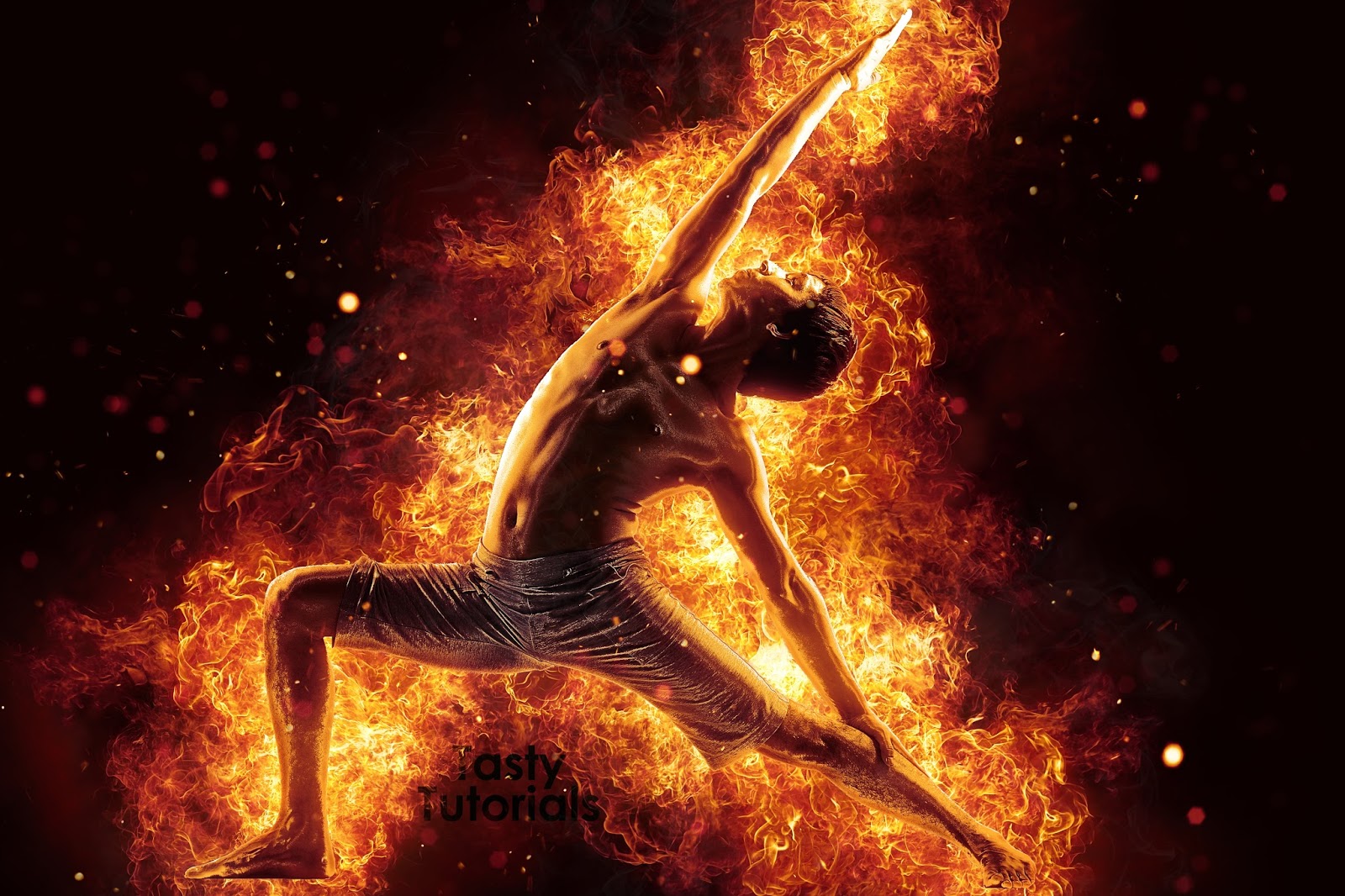 Amazing Fire Flames Photo Effect Photoshop CS6 Tutorial Tasty Tutorials amazing-fire-flames-photo-effect-photoshop-cs6-tutorial-tasty-tutorials