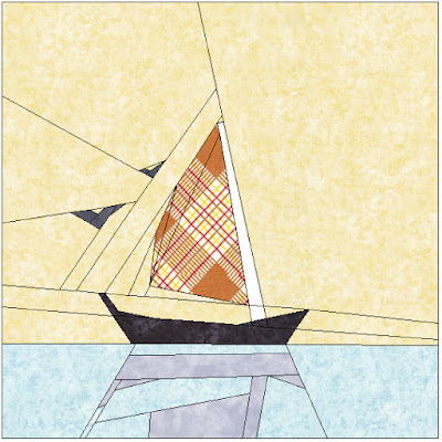 Quilts My Way: "The Sailboat" Paper Piecing Pattern + Giveaway
