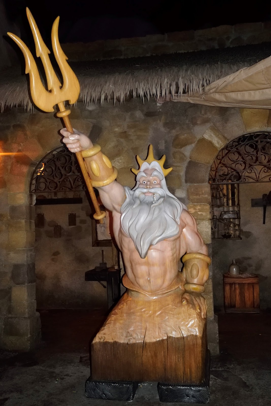 Disney at Heart: Where's Olaf - King Triton Statue
