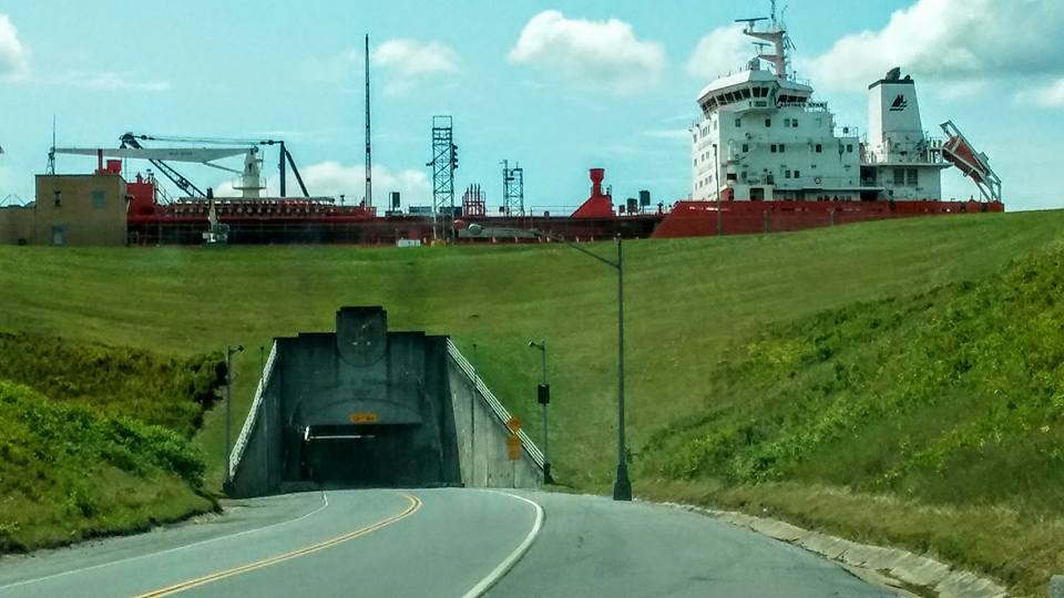 Industrial History: Eisenhower Lock on St. Lawrence Seaway