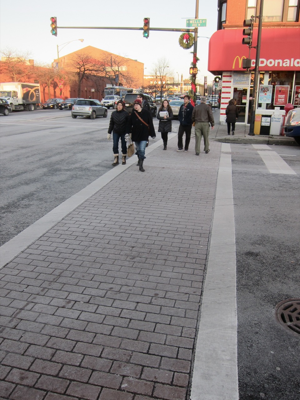 Bike Walk Lincoln Park: Crosswalks, salt, signs and inspiration