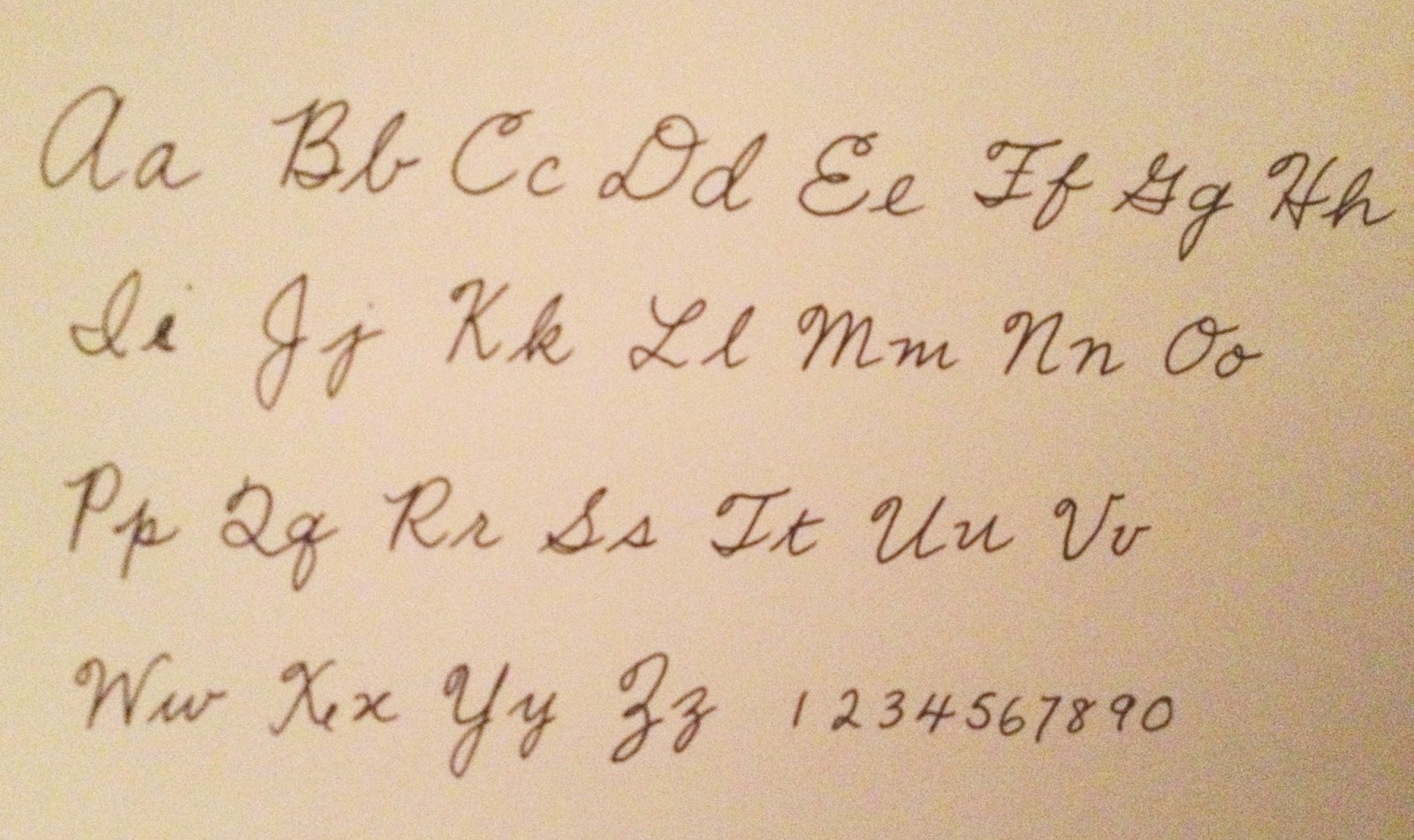 Working Through It: The End of Cursive