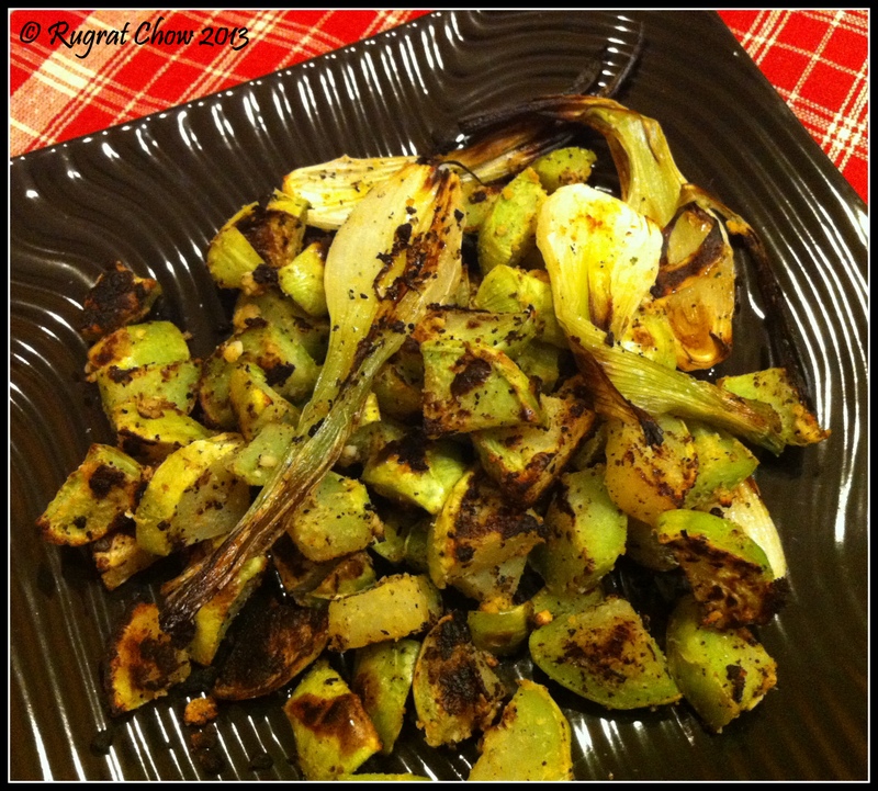 A Whole Food Life ... : Cebollitas Kohlrabi Asadas