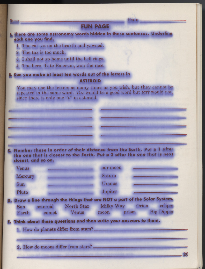 Dreams of Space - Books and Ephemera: Our Solar System Grade 4-5-6 ...