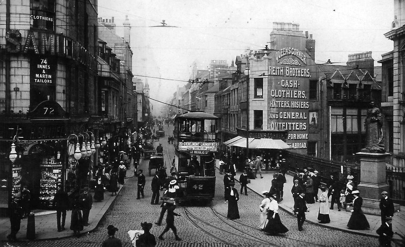 Tour Scotland: Old Photographs St Nicholas Street Aberdeen Scotland