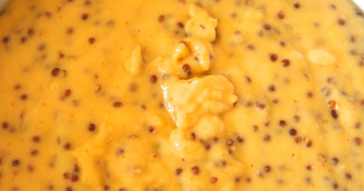 Savory Sweet and Satisfying: Cheesy Mustard Dip