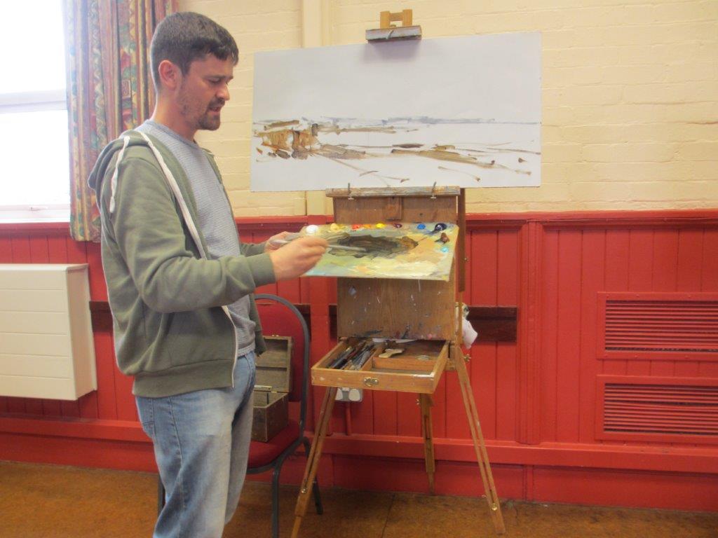 Art in Writtle: Graham Webber Oil Demonstration at Writtle Art Group