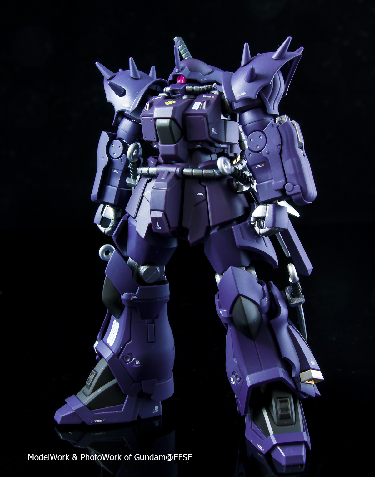 The WhiteBase of Gundam@EFSF: EFREET NACHT【伊夫利特夜戰型 MS-08TX/N】連舞出擊的暗夜炎神！