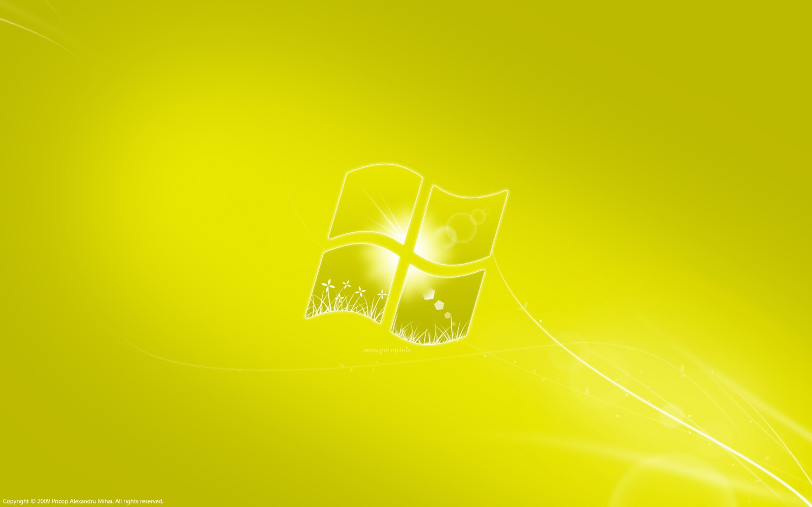 Windows Yellow Wallpaper - beautiful desktop wallpapers 2014