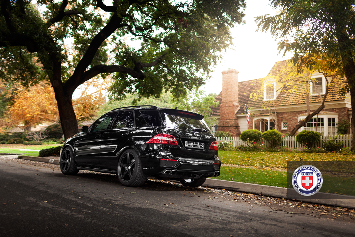 Mercedes-Benz ML63 AMG Shadowline on HRE Performance Wheels | BENZTUNING