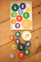 Learn with Play at Home: Fun Bottle Top Addition Game. Playful Maths